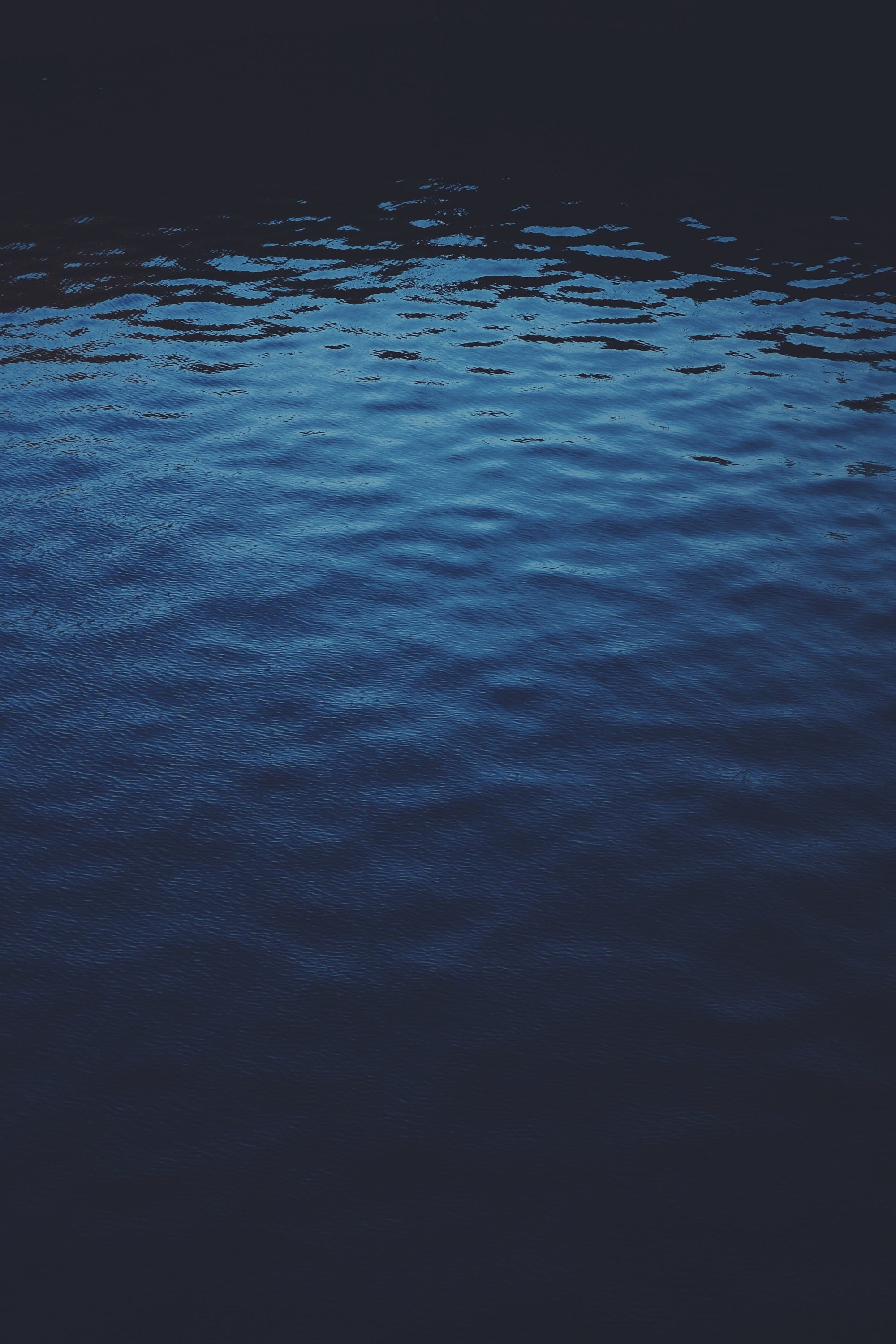 Poster Print Deep Blue Water Calm - Etsy