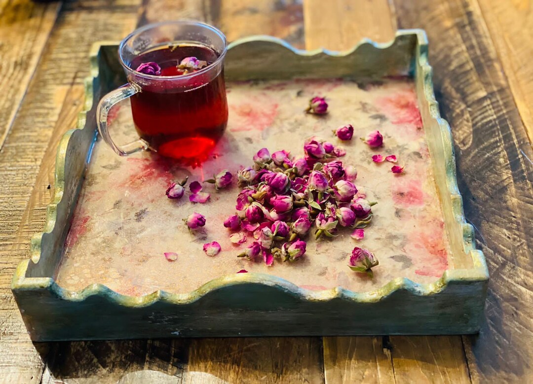 Hand Designed Authentic Middle Eastern Rustic Serving Tray - Etsy