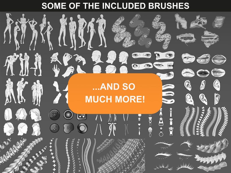 8000 Procreate Brushes – Lifetime Full Access Procreate Brush Set With ...