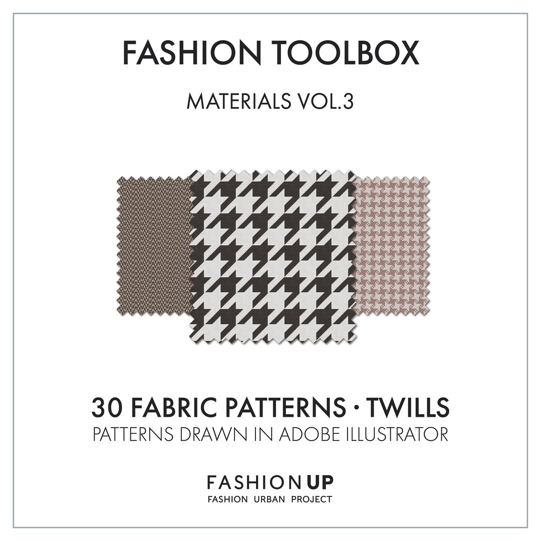 Twill Vector Patterns Fashion Textile Pattern Template Instant Download ...