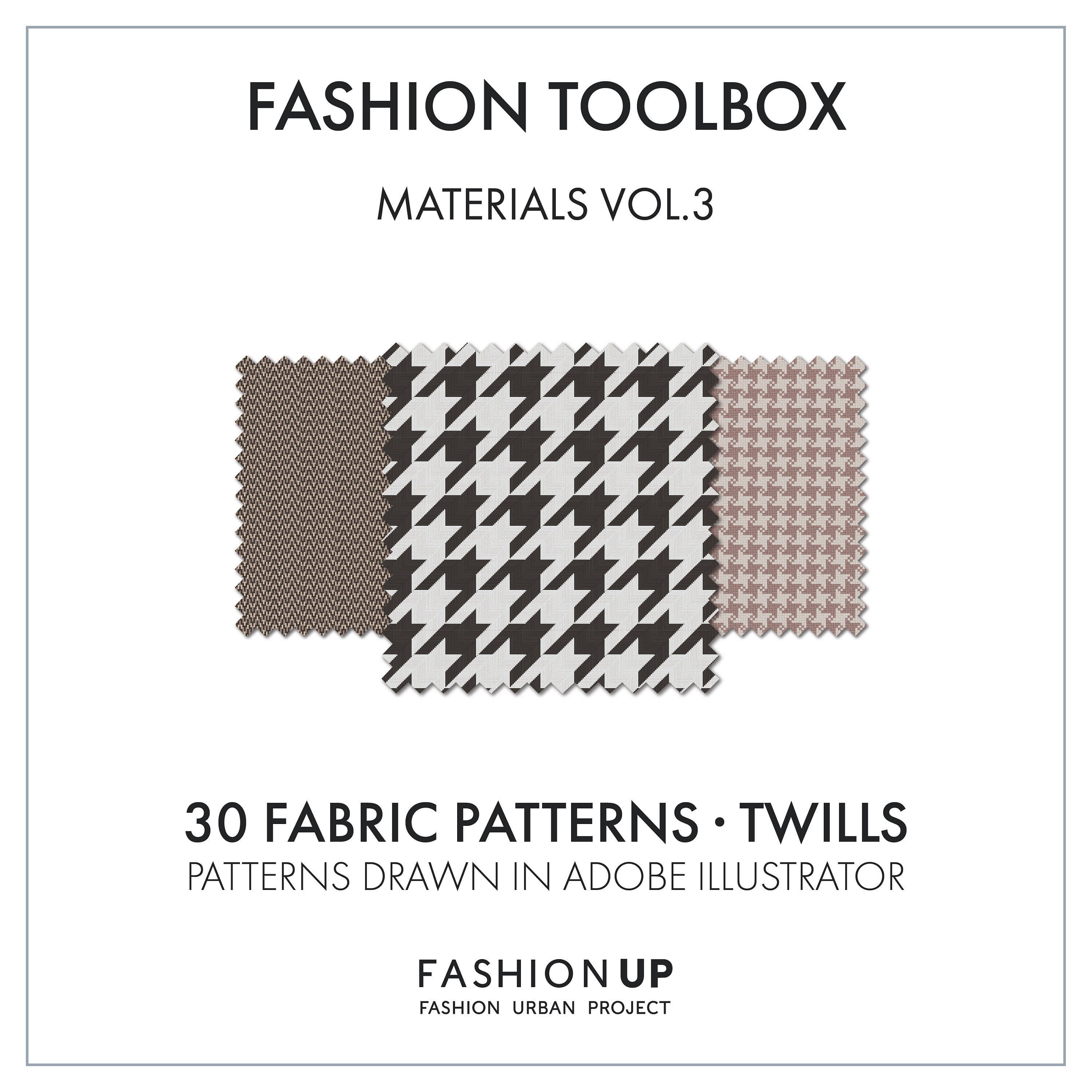 Twill Vector Patterns Fashion Textile Pattern Template Instant Download ...