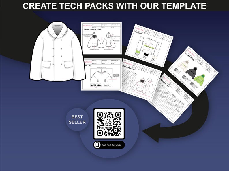 Tailoring Mockup Bundle – 200+ Vector Clothing Templates for Procreate ...