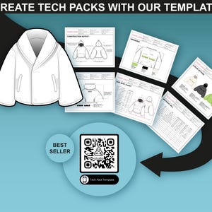 Puffer Jacket Mockups & Down Jacket Vector Mockup Bundle - Tech Pack ...
