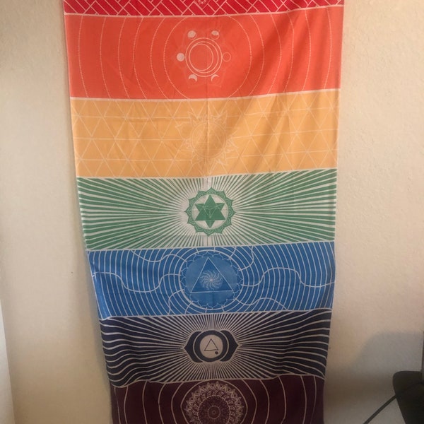 Chakra Tapestry - Etsy