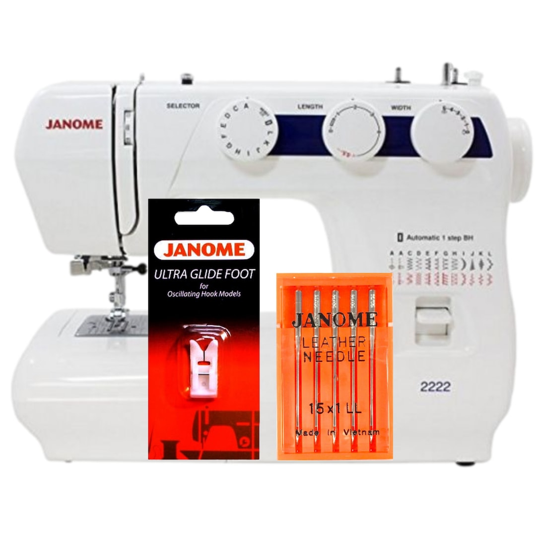 Janome 2222 With Leather Kit - Etsy