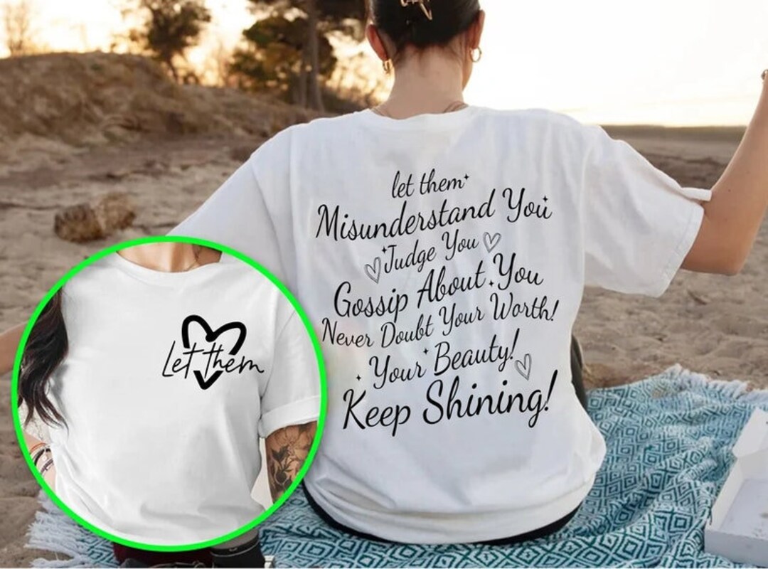 Let Them SVG PNG Keep Shining Png Svg Inspirational Svg - Etsy Canada