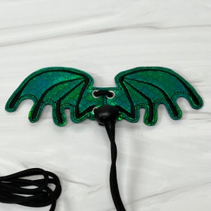 Green Dragon Scales Wing Bearded Dragon Harness and Leash, Adjustable ...