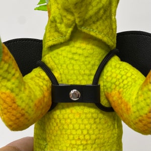 Green Dragon Scales Wing Bearded Dragon Harness and Leash, Adjustable ...