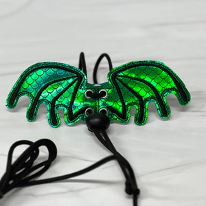 Green Dragon Scales Wing Bearded Dragon Harness and Leash, Adjustable ...