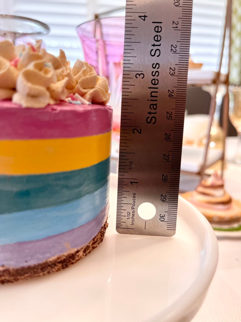 FAKE Rainbow Cheesecake, Kitchen Decor, Photo Prop - Etsy