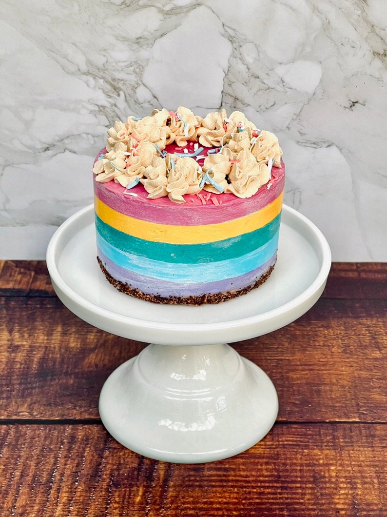 FAKE Rainbow Cheesecake, Kitchen Decor, Photo Prop - Etsy