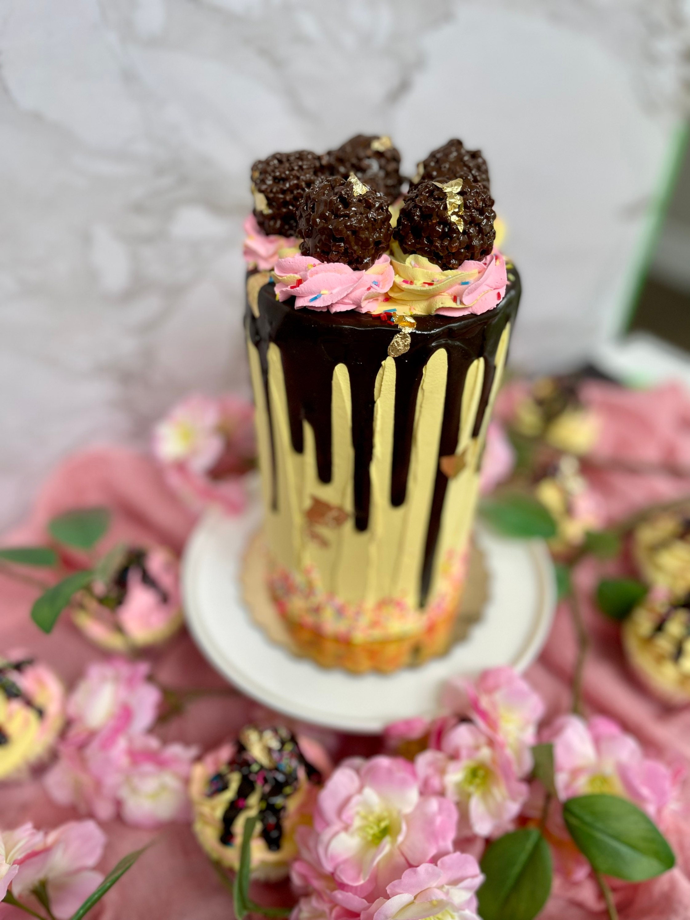 FAKE Ferrero Rocher Bakery Style Cake, Kitchen Decor - Etsy