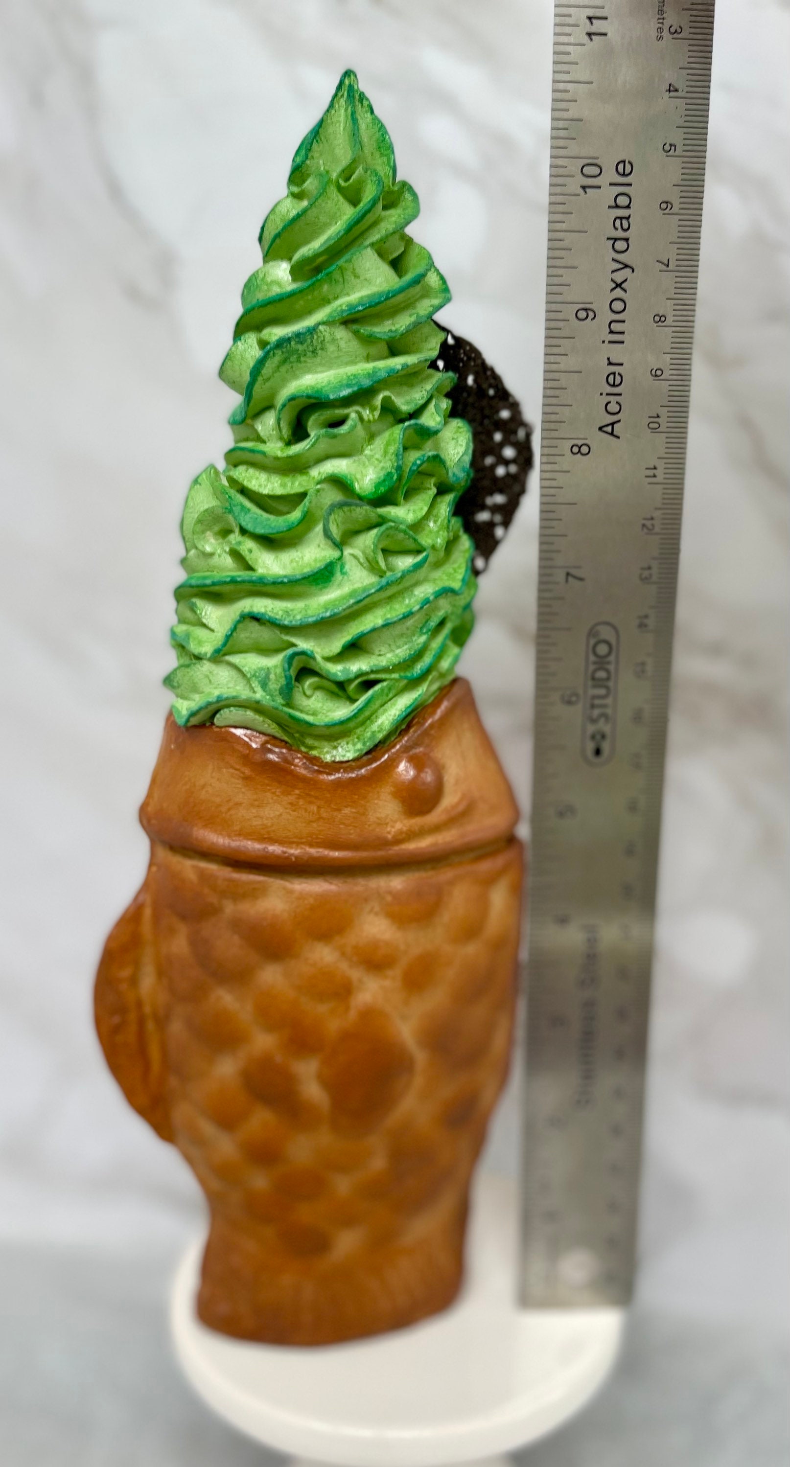 FAKE Taiyaki Matcha Ice Cream Cone, Photo Prop - Etsy