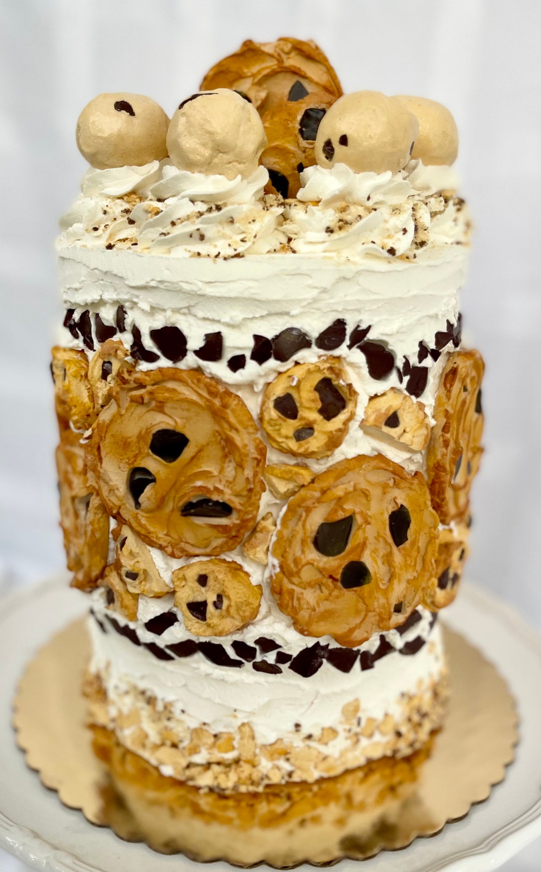 FAKE Chocolate Chip Cookie Cake, Bakery Prop, Kitchen Decor - Etsy