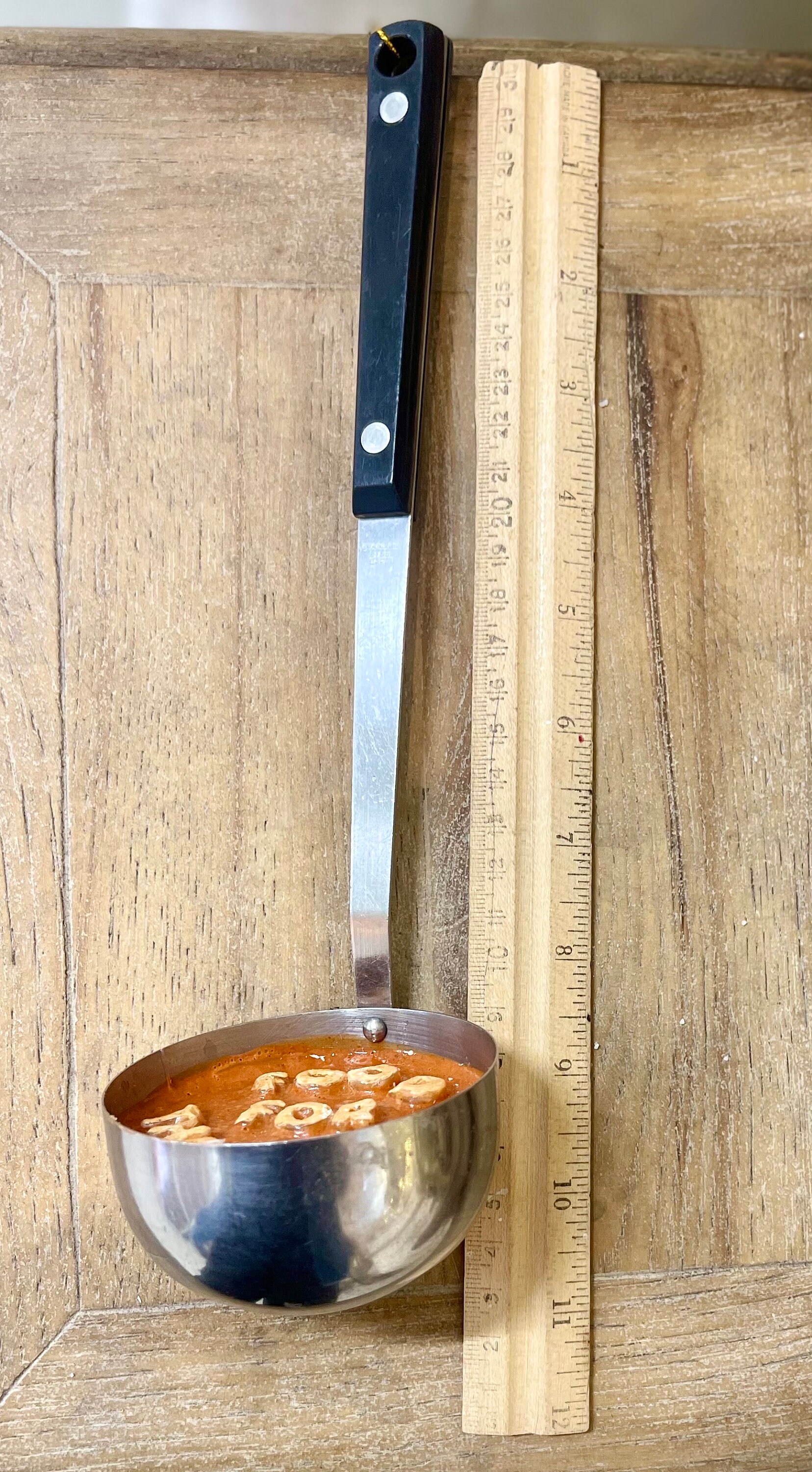 FAKE Alphabet Soup Ladle Photo Prop - Etsy