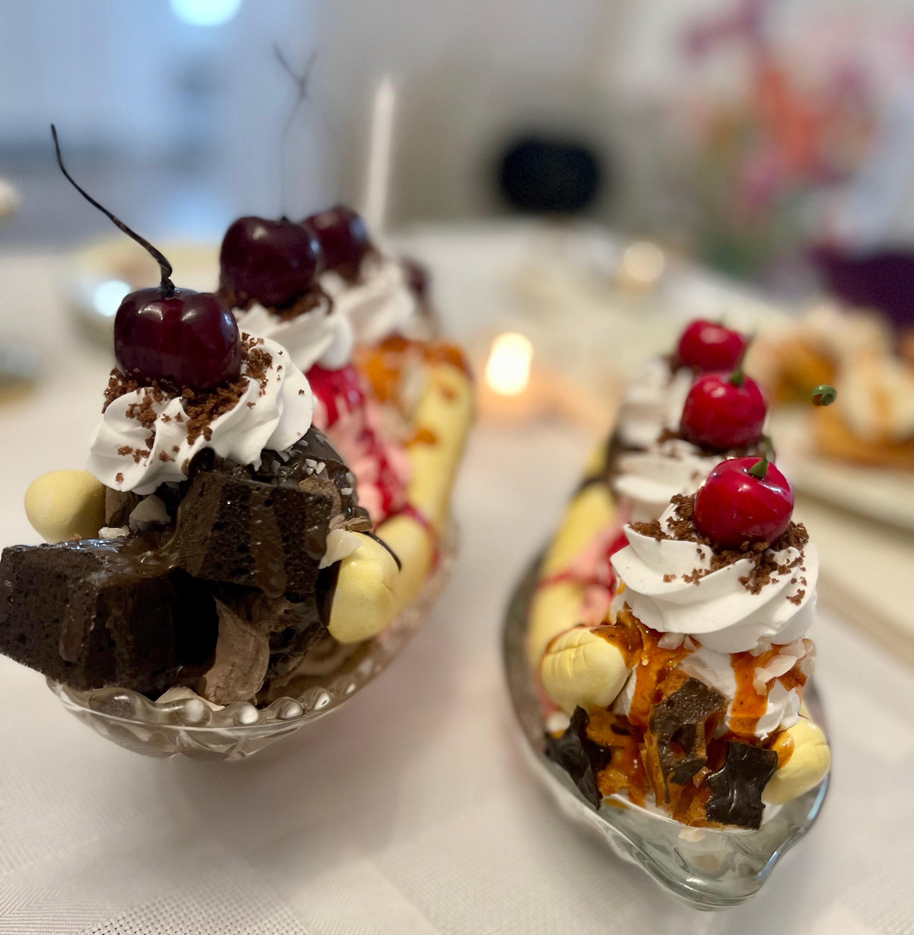 FAKE Banana Split, Kitchen Decor, Photo Prop - Etsy