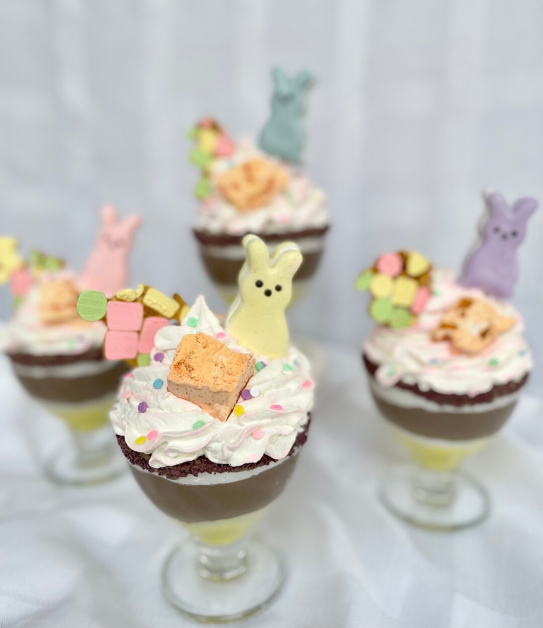 FAKE Easter Pudding, Tiered Tray Decor, Photo Prop - Etsy