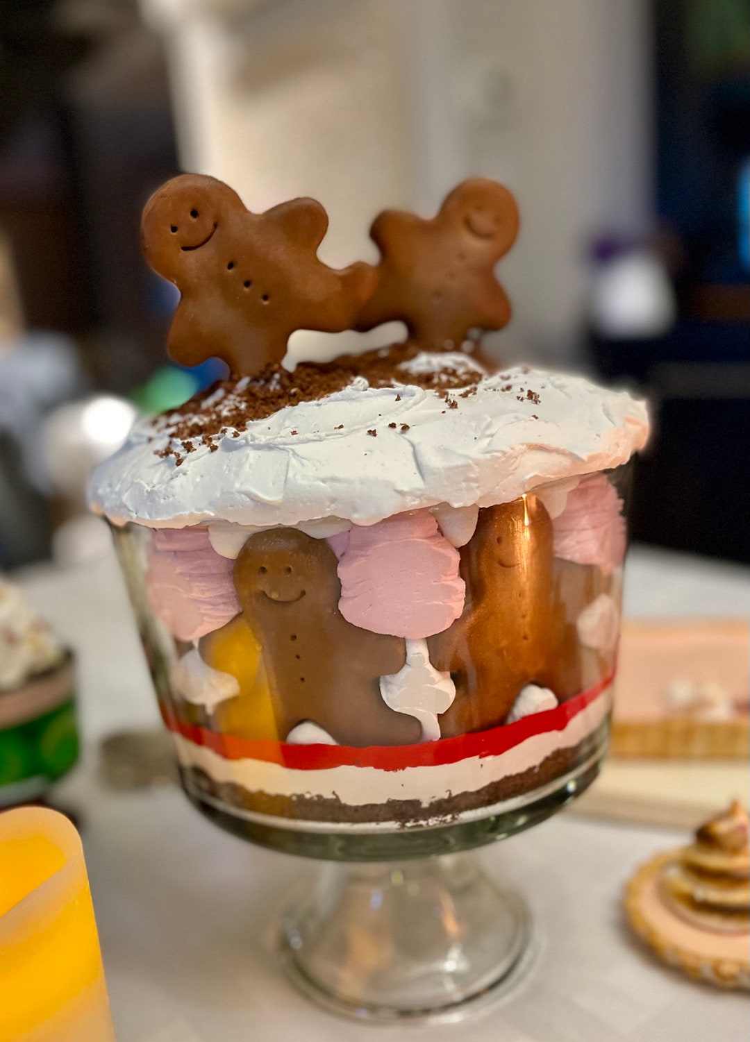 FAUX Gingerbread Trifle - Etsy