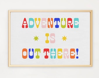 Digital Print - Adventure is Out There - Etsy