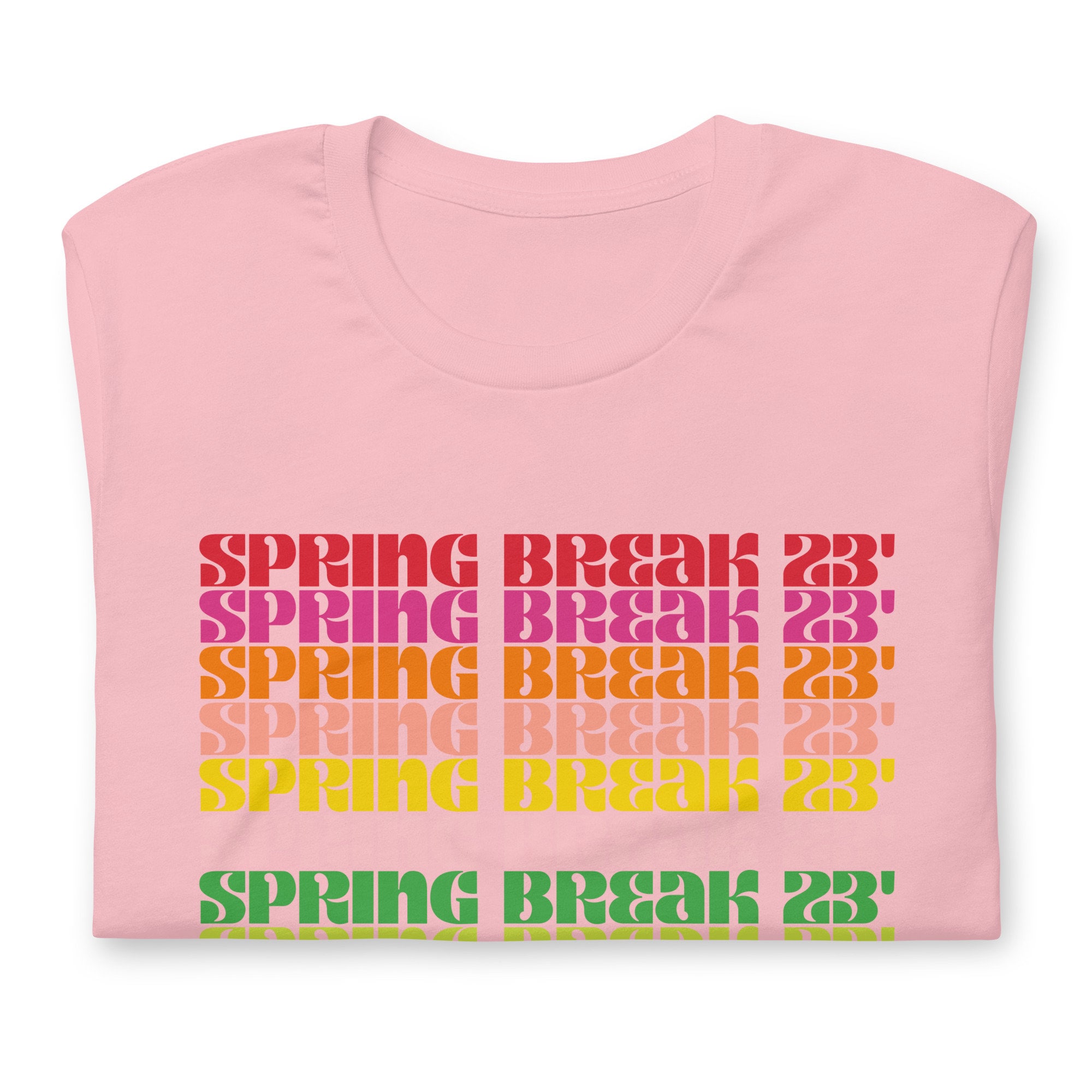 Unisex Pink Spring Break 2023 T-shirt, Vacation Shirt, Spring Break ...