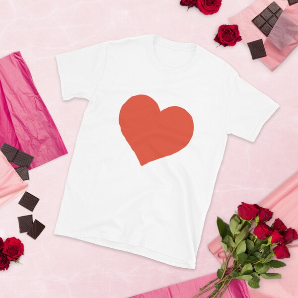 Red Heart Shirt - Etsy