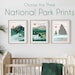 National Park Nursery Decor Alphabet Poster • National Park Baby Shower ...