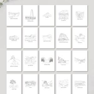 Haystack Rock Line Art Print, Cannon Beach, Oregon Minimalist Black and ...
