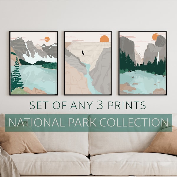 National Park Poster - Etsy