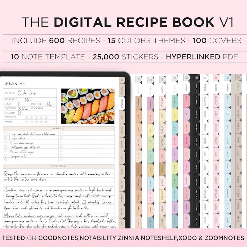 Recipe Book - Etsy