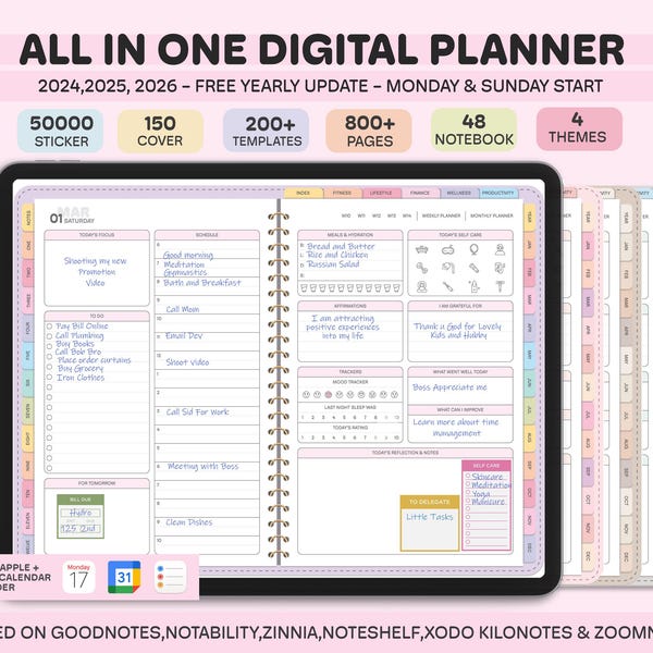 Digital Planner - Etsy