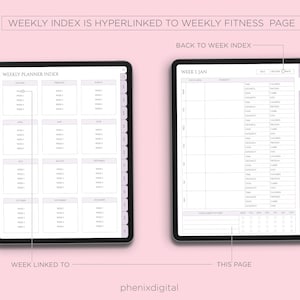 Weight Loss Journal, Digital Fitness Planner, iPad Workout Planner ...