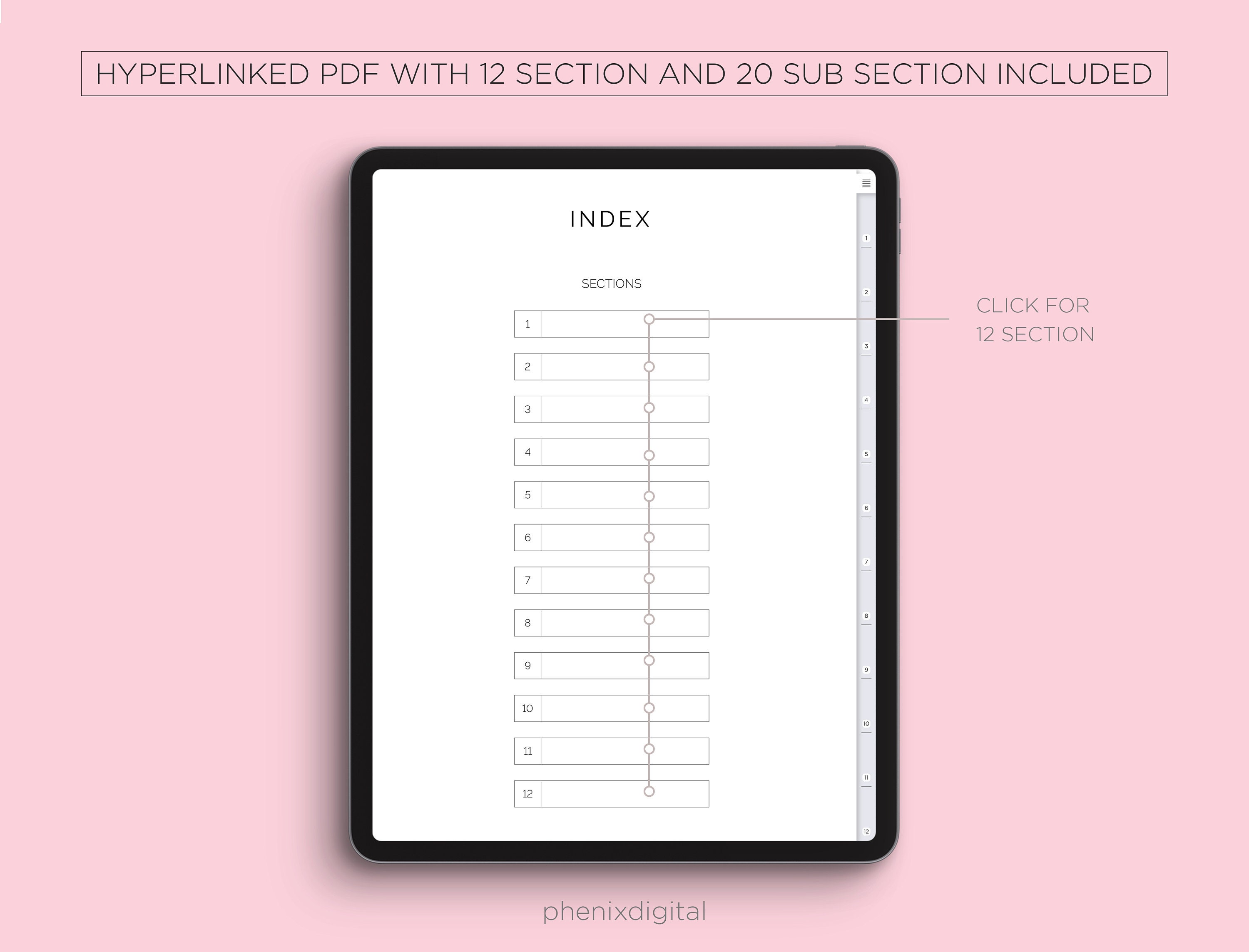 Weekly Schedule Goodnotes Ipad Planner Weekly Agenda Calendar - Etsy