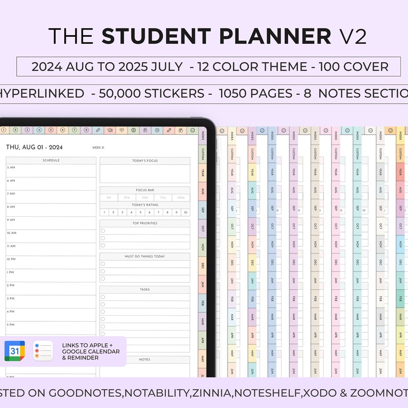 Study Planner - Etsy