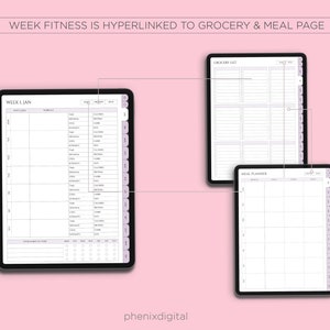 Weight Loss Journal, Digital Fitness Planner, iPad Workout Planner ...