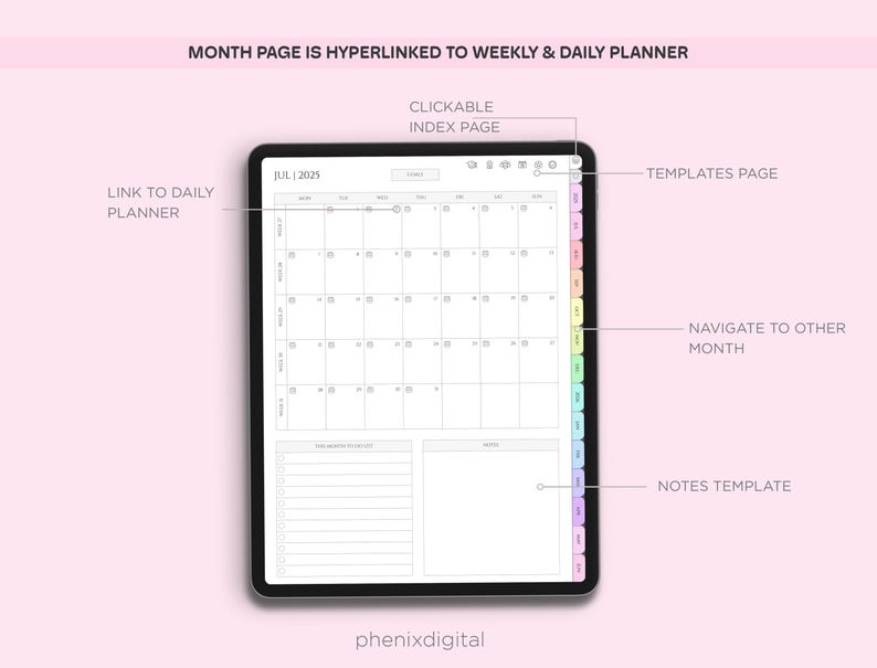 Digital Teacher Planner 2024-2025: Goodnotes iPad Academic Template ...