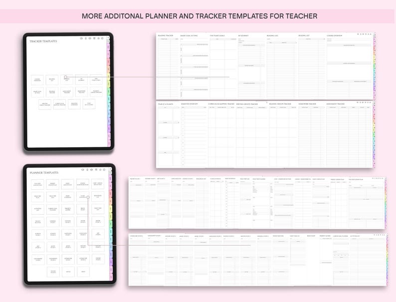 Digital Teacher Planner 2024-2025: Goodnotes iPad Academic Template ...