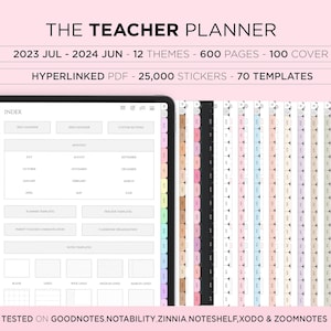Teacher Planner - Etsy