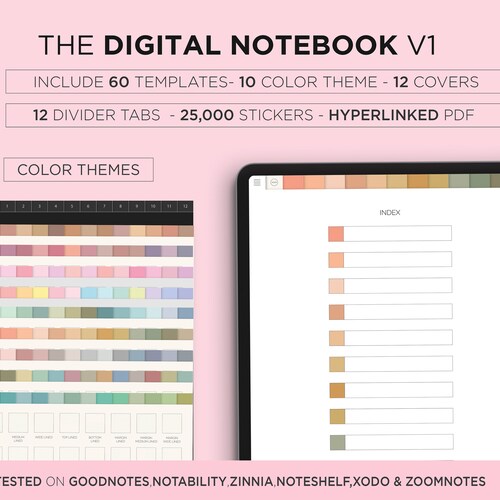 Digital Note Taking Goodnotes Notability Template Nursing - Etsy