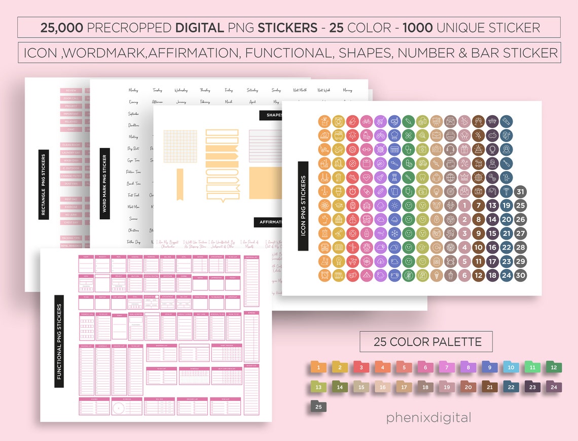 Digital Note Taking Goodnotes Notability Template College - Etsy