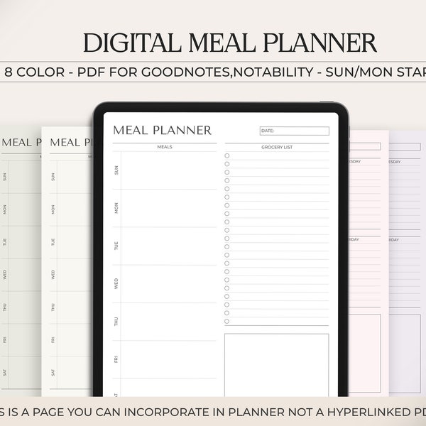 Goodnotes Template - Etsy