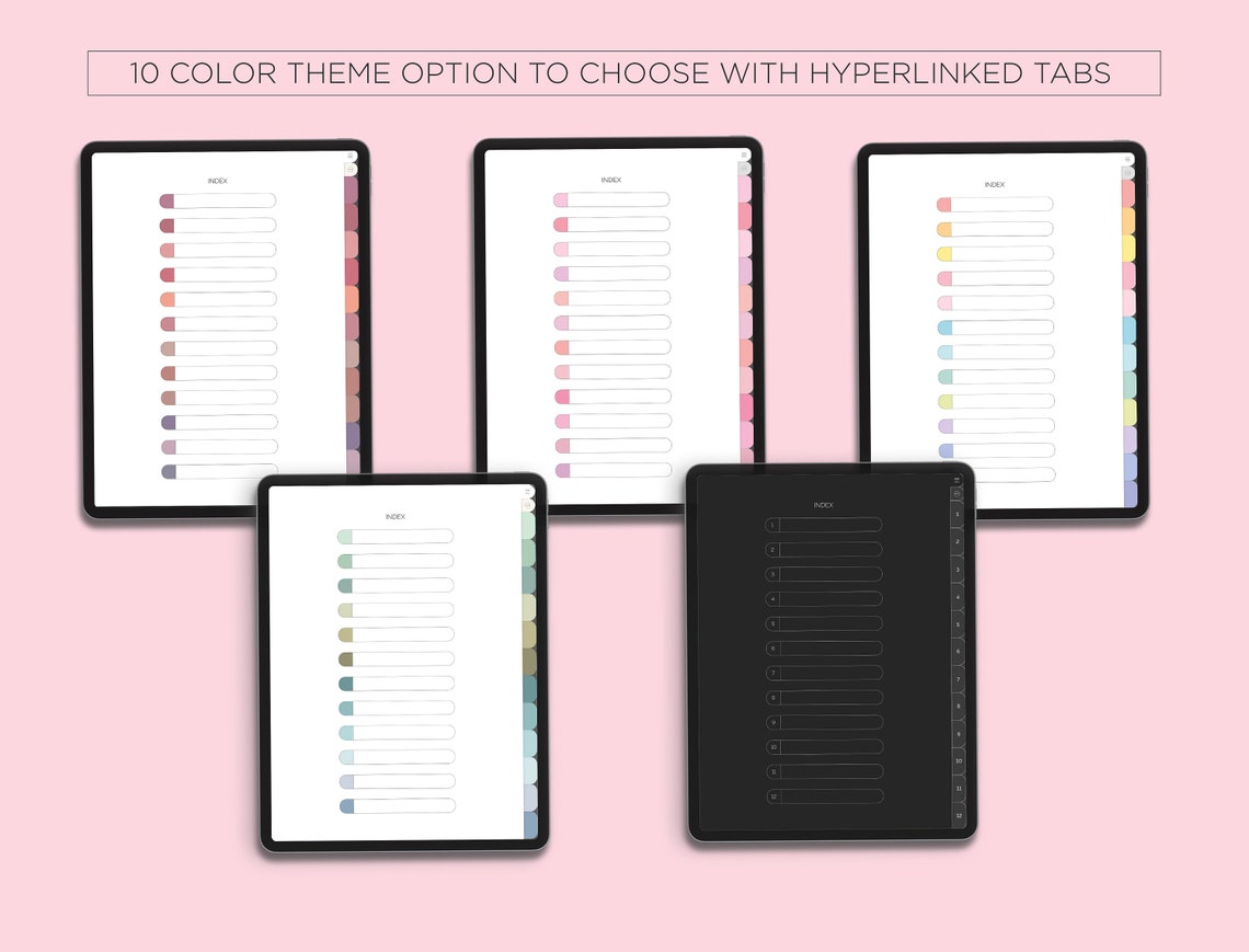 Digital Hyperlinked Notebook Minimal Notebook Cornell Note - Etsy