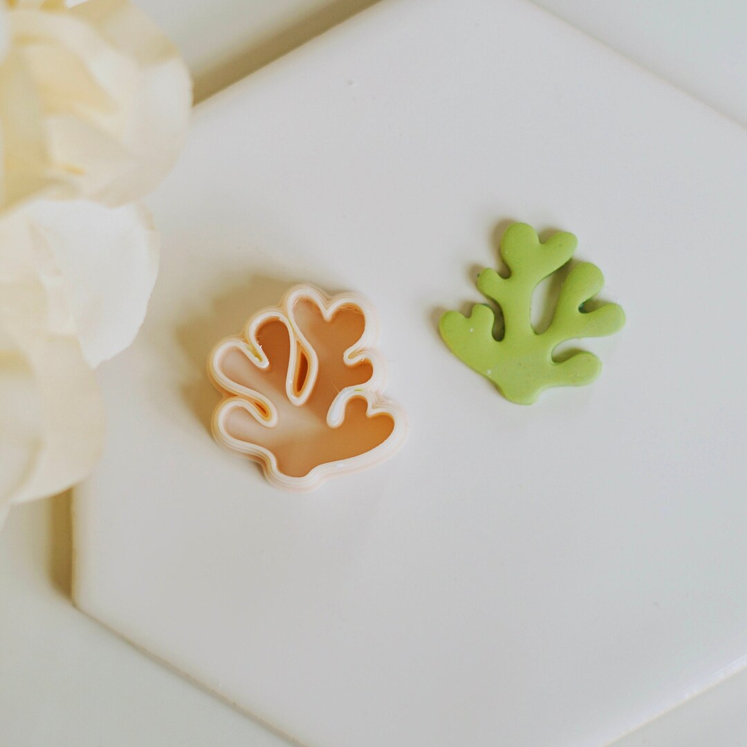 Coral Seaweed Polymer Clay Cutter | Sea Life Clay Cutter - 2023 Summer ...