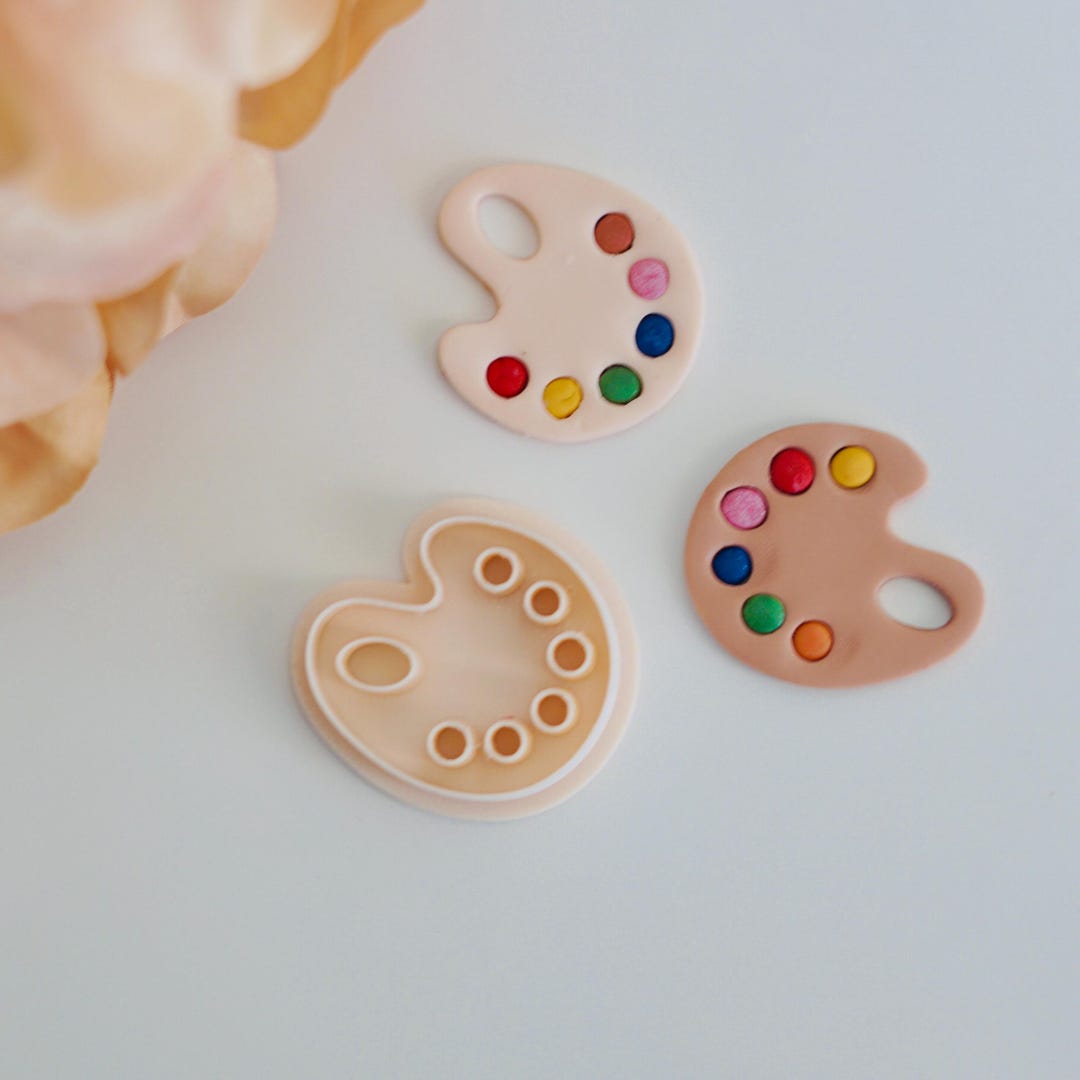 Paint Palette Cutters | Fall School Bus Cutters | Polymerclay Back to ...