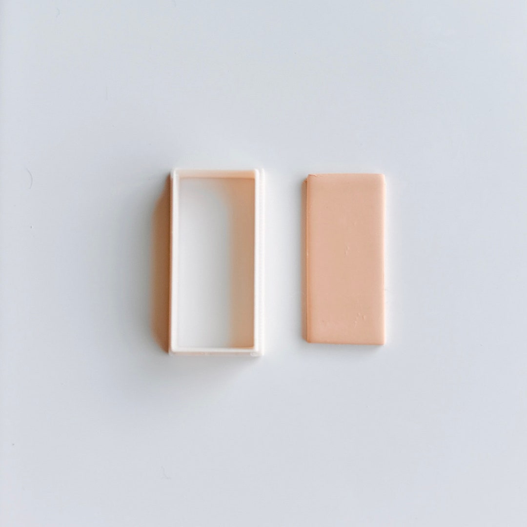 Rectangle Shape Clay Cutter | Basic Elegant Polymer Clay Cutter - Etsy