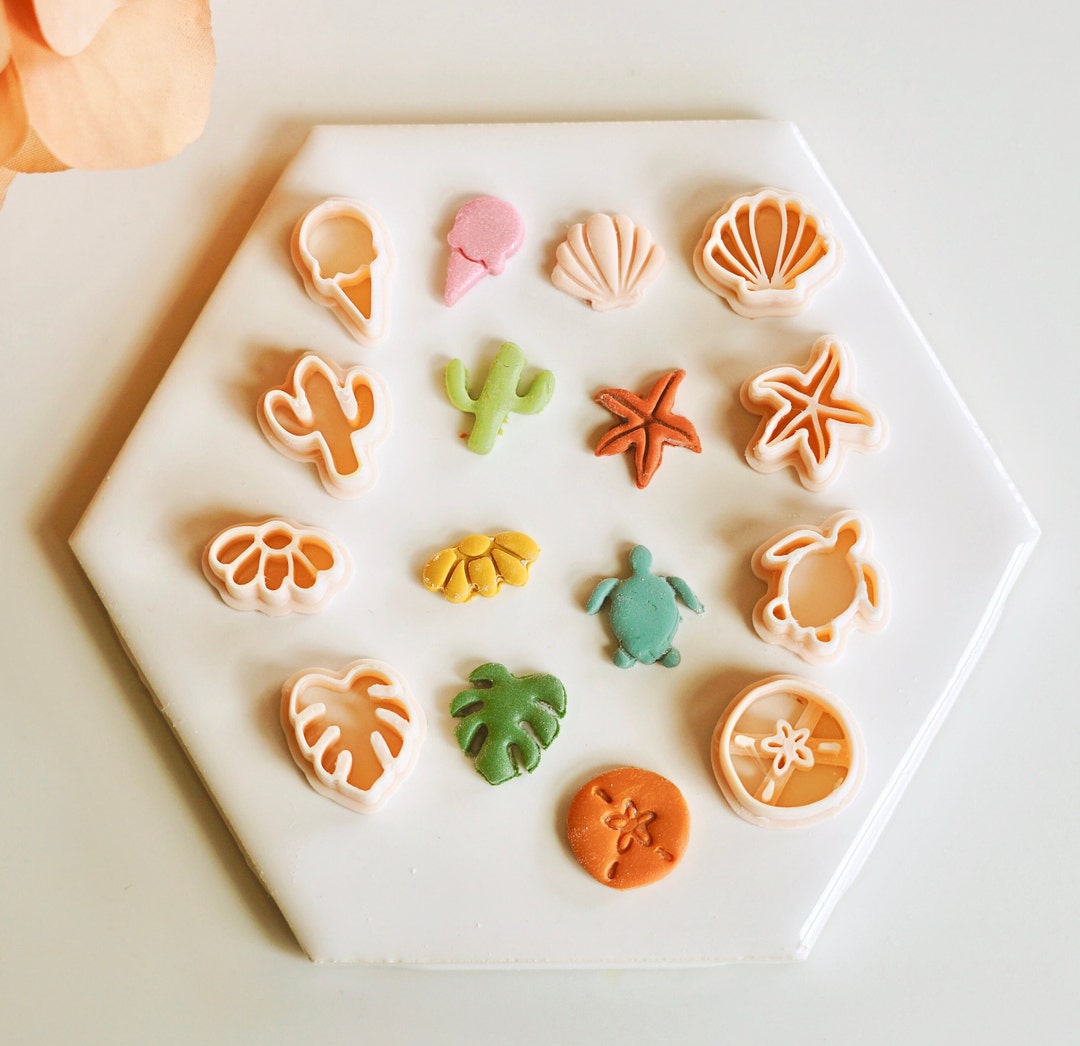 MINI Summer Clay Cutters | MINI Stud Size Clay Cutter | Summer Stud ...