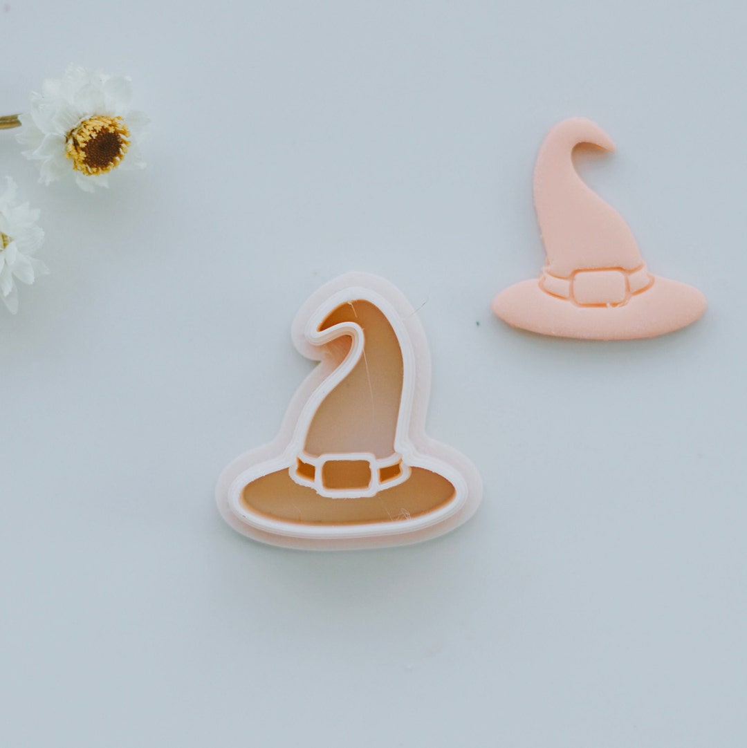 Witch Hat Clay Cutter | Witch Hat Polymer Clay Cutter | Halloween Clay ...