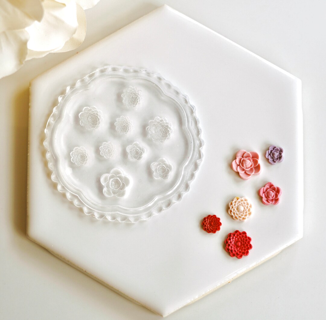 Micro Flower Silicone Molds (mum Flowers) | Jewelry Making Craft DIY ...
