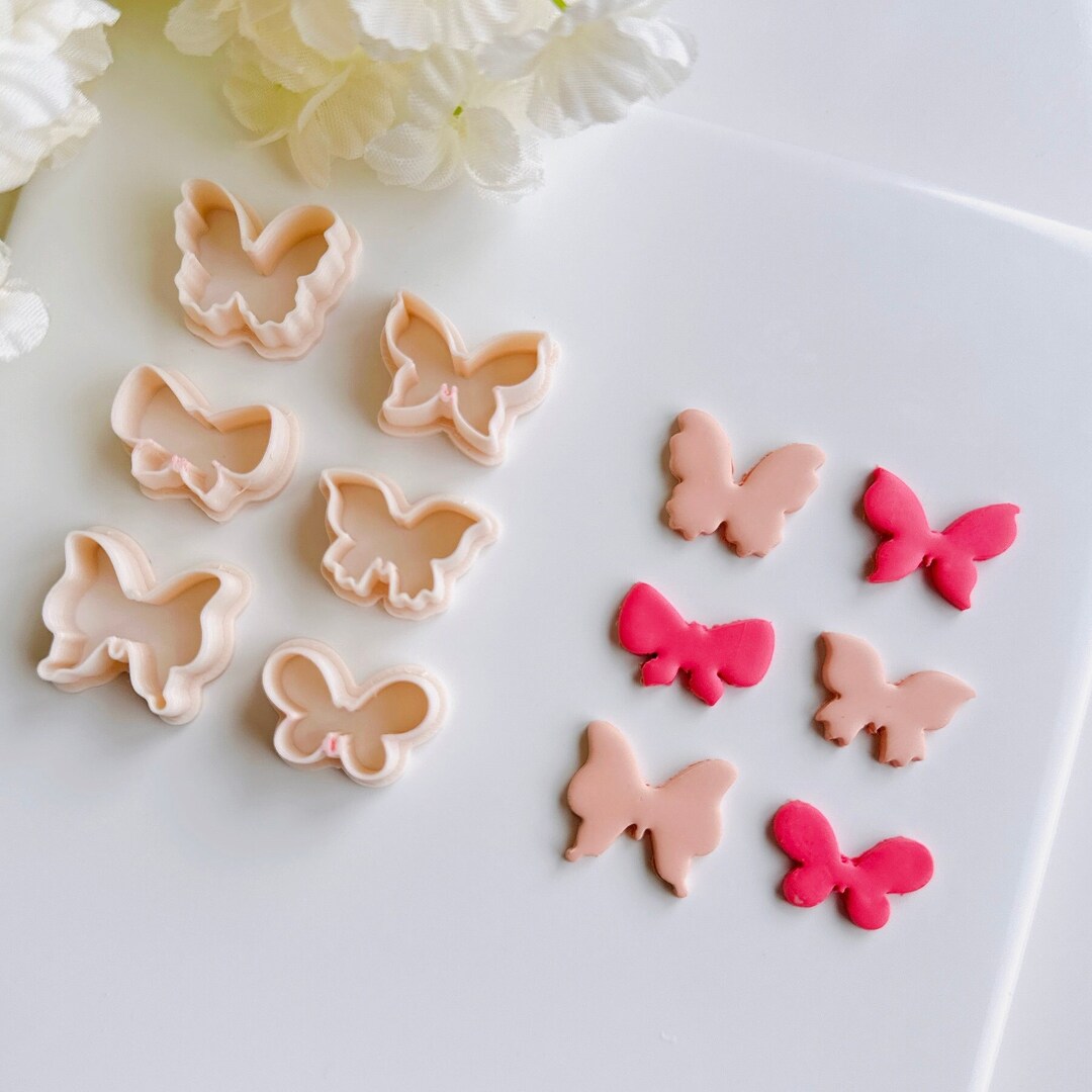 Butterfly Collection| Spring Flower Floral Clay Cutter Set | Spring ...