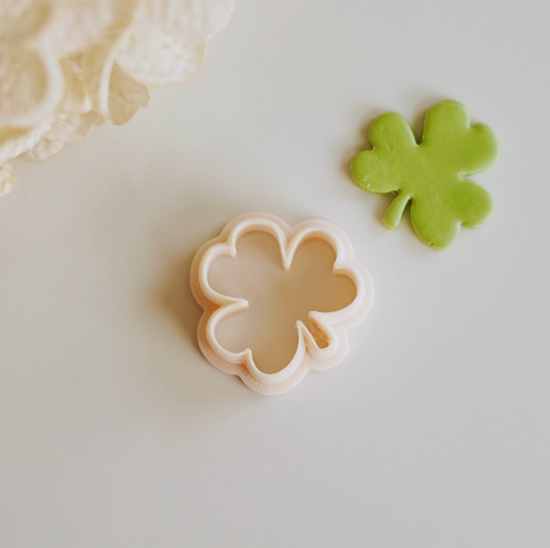 Three Leaf Clover Clay Cutter | Shamrock Cutter | Spring Clay Cutter ...