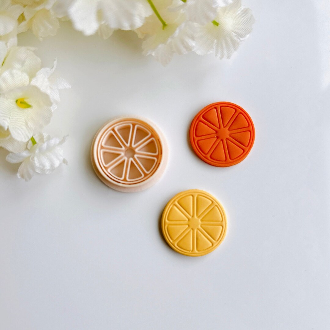 Lemon Slice Spring Clay Cutter| Spring Flower Fruit Clay Cutter ...